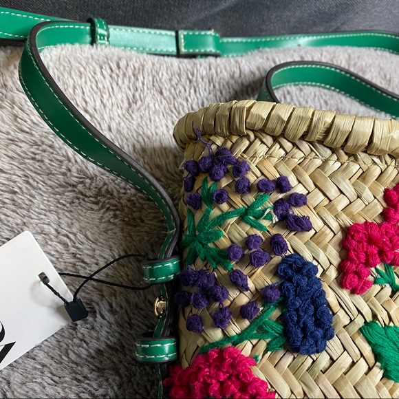 Zara | Bags | Nwt Zara Woman Raffia Mini Crossbody Bag Bloggers Fav ...